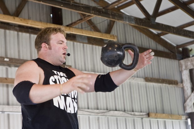 Strongman displays his power - Herald-Standard